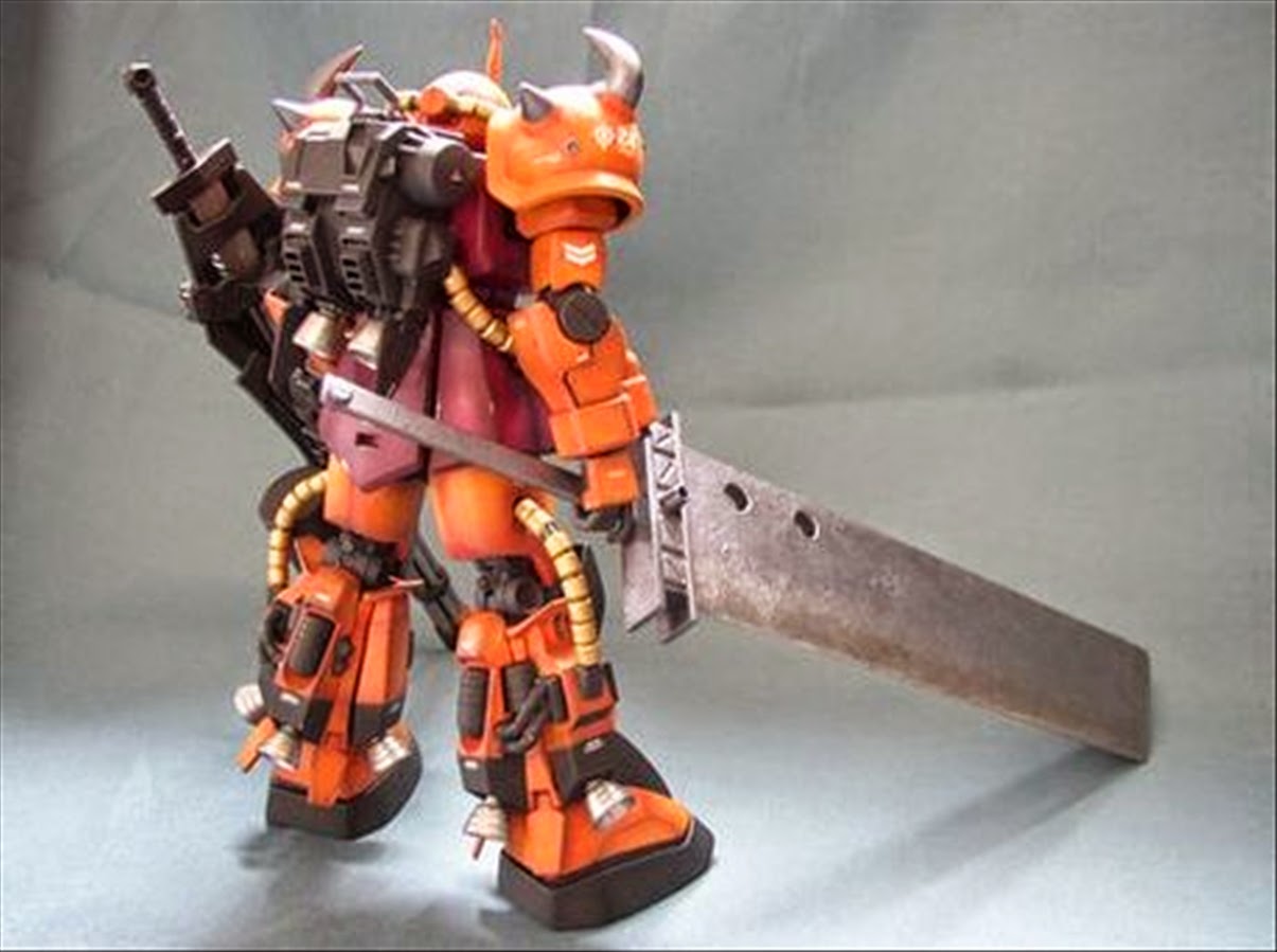 MG 1/100 Gouf Custom "space combat for High Mobility type" - Customized ...