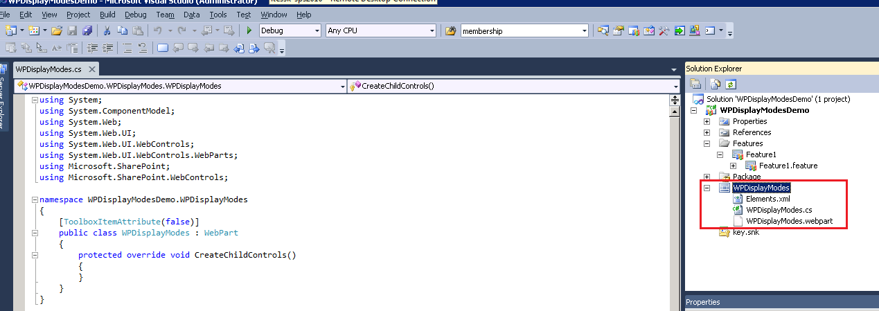 SharePoint: SharePoint 2010 - Handling page display modes in webpart