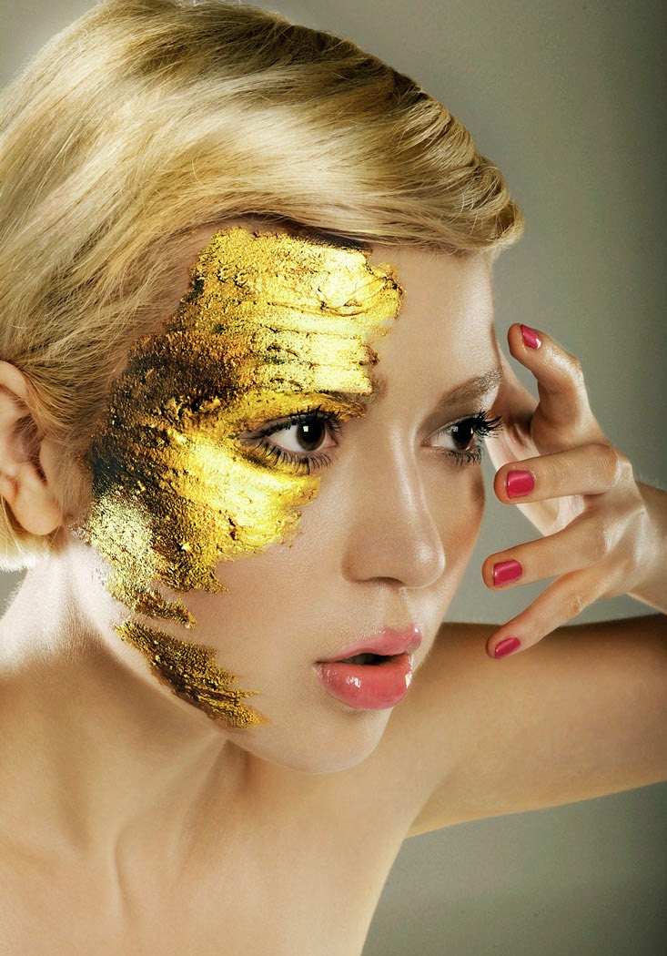 The Miami Style Blog: Standing on the Sun : Gold Galore Makeup