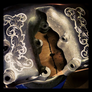 Custom Engraving by Denny Aulia: SHOVELHEAD ROCKER BOX