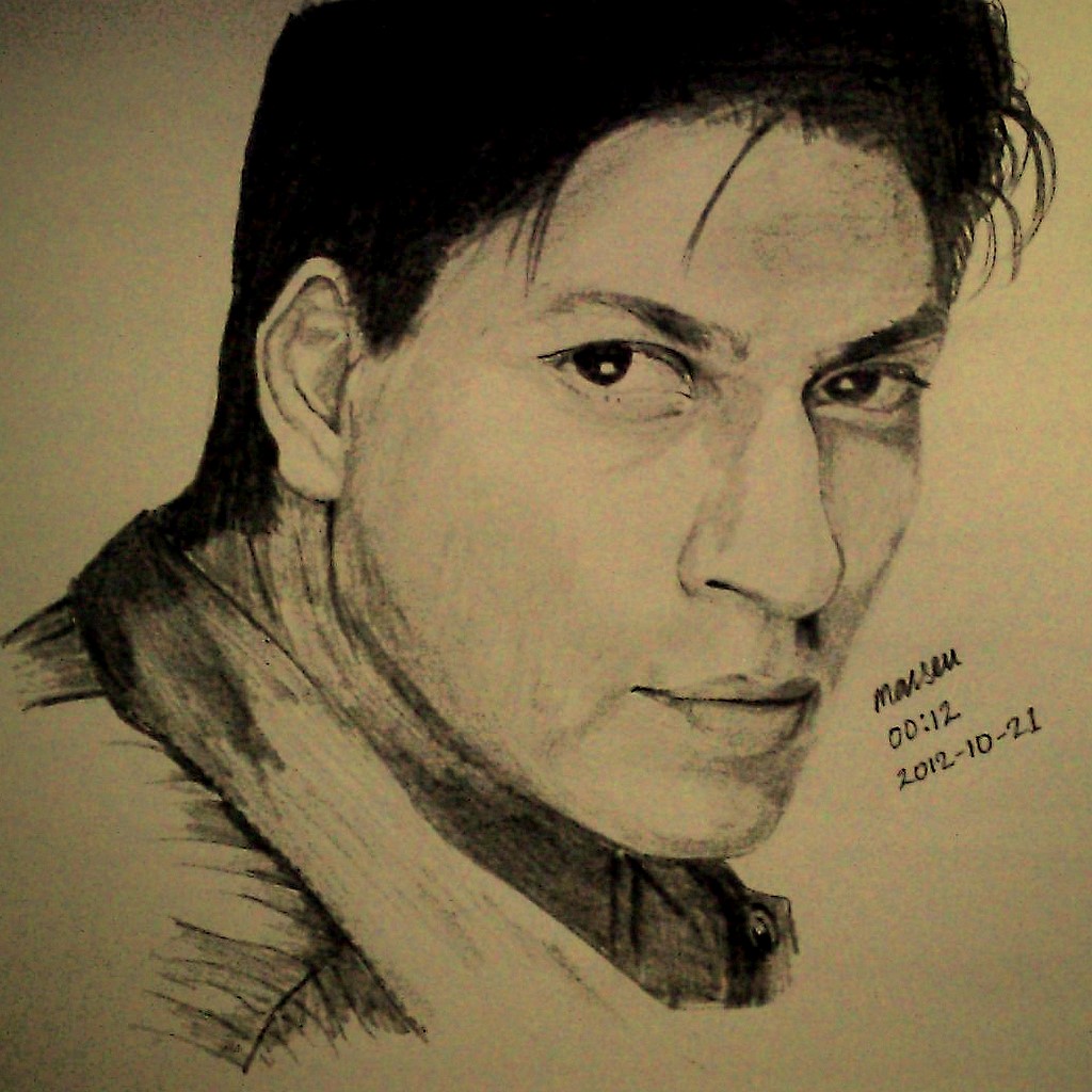 Masseu Learns To Sketch: Shahrukh Khan