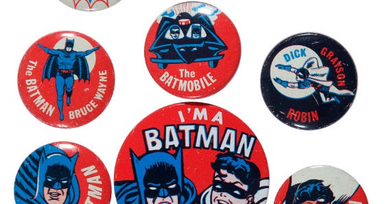 The Bat Channel!: Vintage Batman buttons