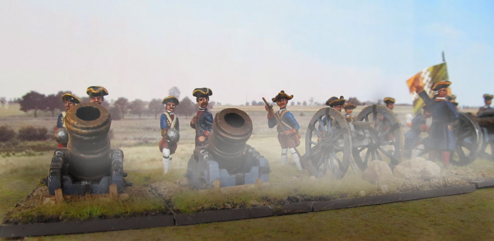 Scheck´s Zinnsoldatenkriege: Salve d' honneur pour 2012 - french gun salute
