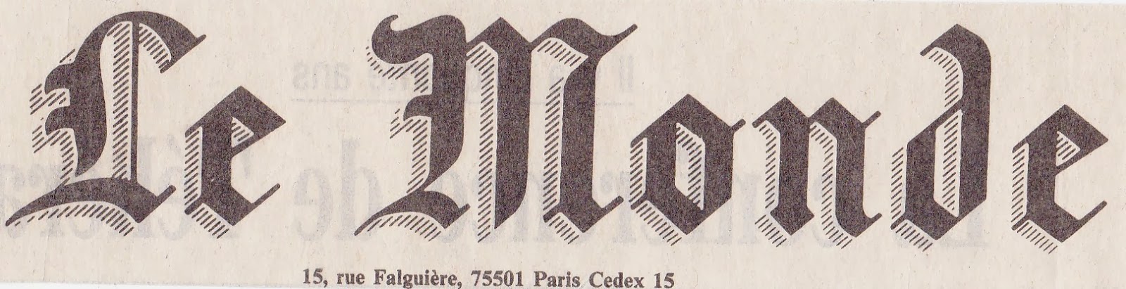 Logos Titres Journaux: janvier 2014