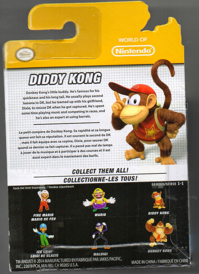 action figures and toys review: Diddy Kong