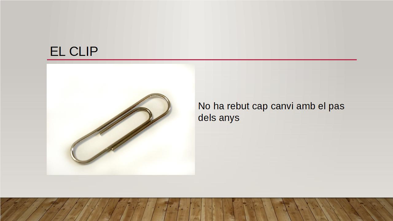 PER FER HISTÒRIA: EL CLIP