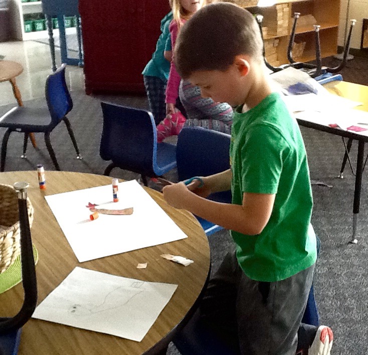 In Through the Out Door: Eric Carle Inspired Art--Part One