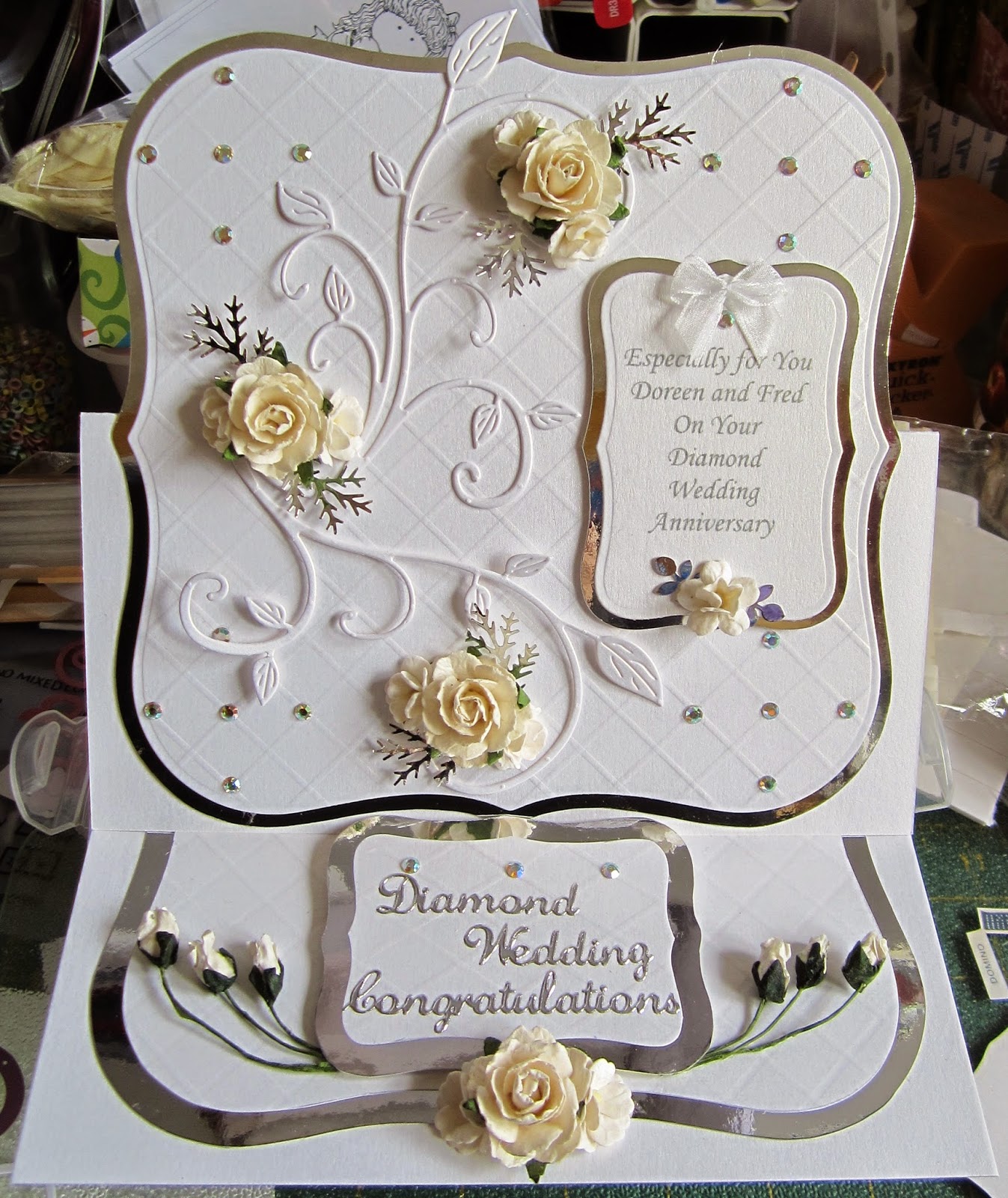 Kyms Kreations Diamond Wedding Card kyms-kreations-diamond-wedding-card