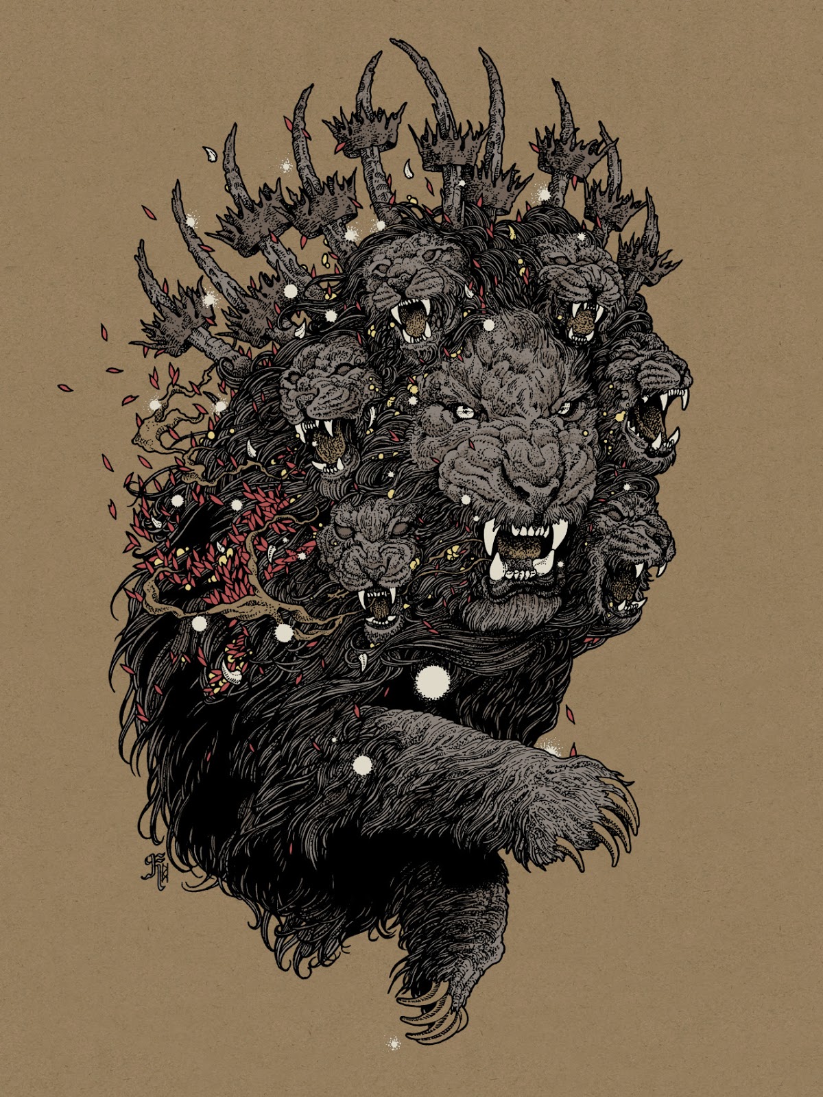 The Geeky Nerfherder: Cool Art: 'Beast Of The Apocalypse' by Richey Beckett