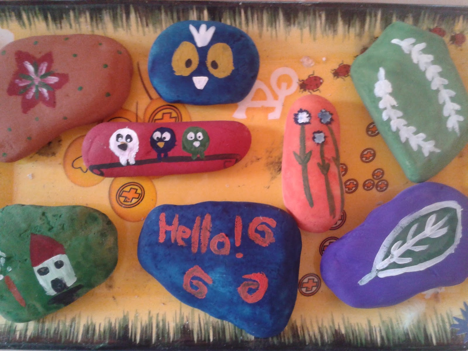 Welcome to Mimi's Blog: ΖΩΓΡΑΦΙΣΜΕΝΕΣ ΠΕΤΡΕΣ / PAINTED ROCKS