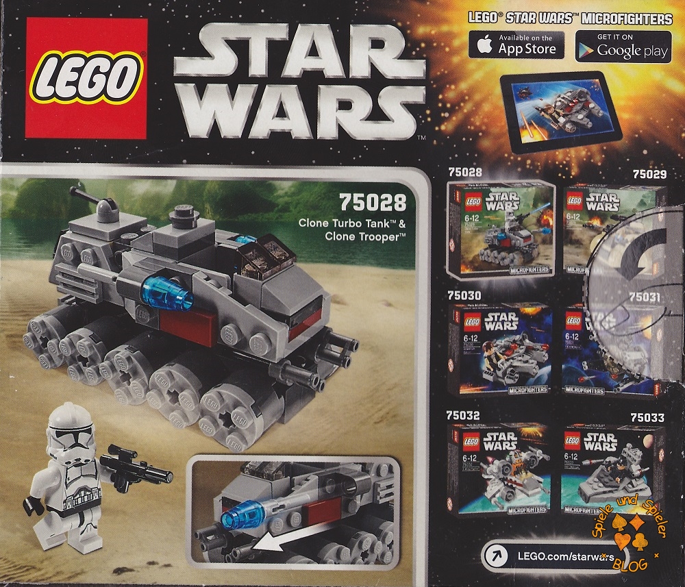 Spiele und Spieler: Lego Star Wars - 75028 - Clone Turbo Tank ...