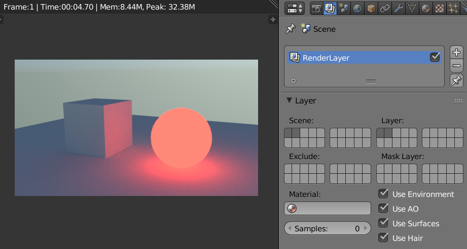 Blender 2.77 : Render Layers
