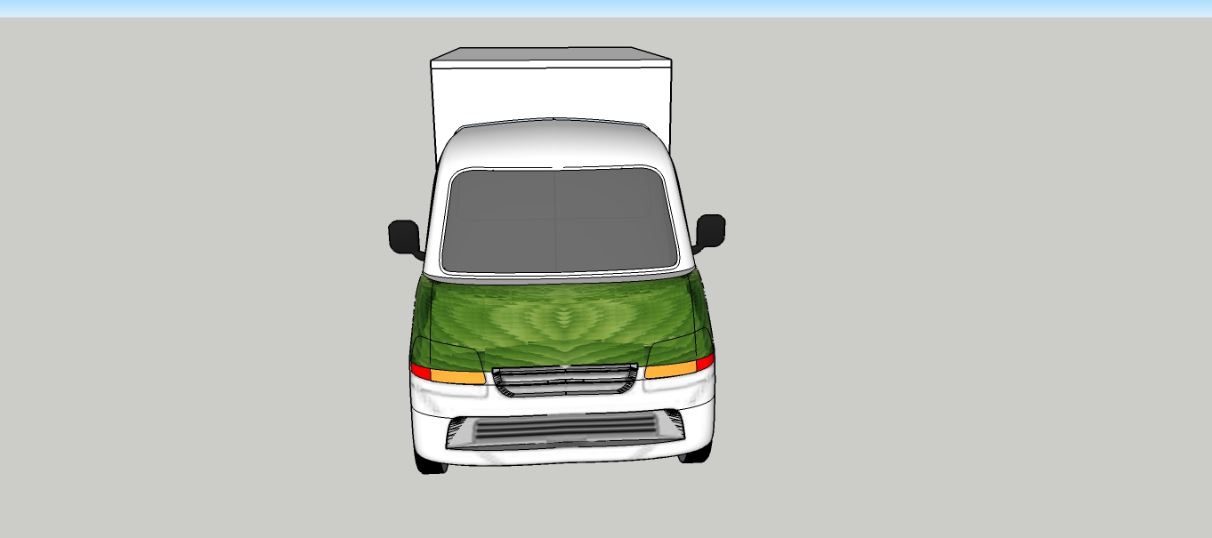 Gambar Desain Mobil Box Daihatsu Granmax - Sketchup Ku!
