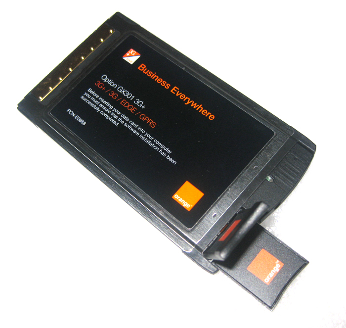 Planet Modem: Option GlobeTrotter GT MAX GX0301 3G+ HSUPA