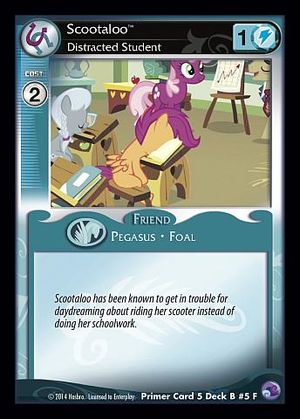 MLP Scootaloo, Distracted Student CCG Cards | MLP Merch