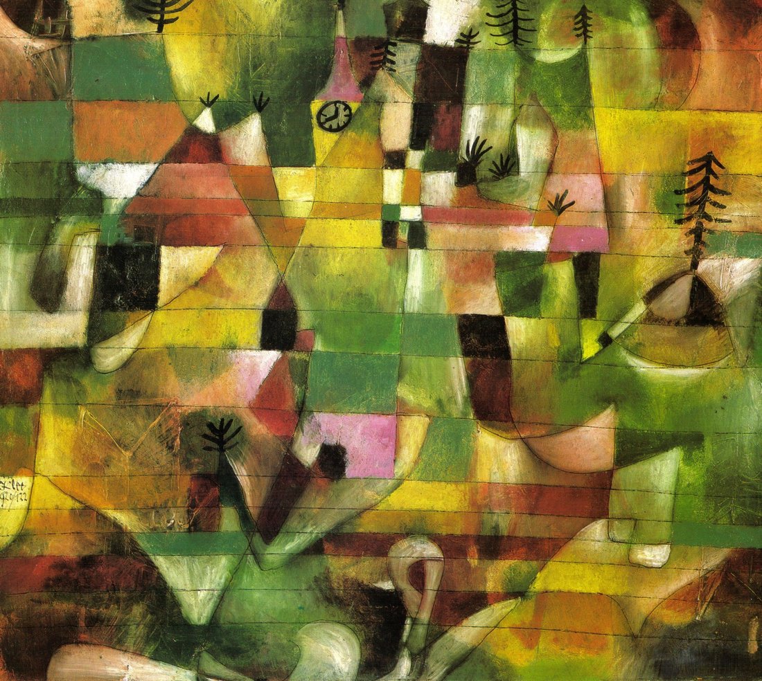 Paul Klee Paysage et clocher jaune 1920 | Paul klee, Schilderij, Schilder