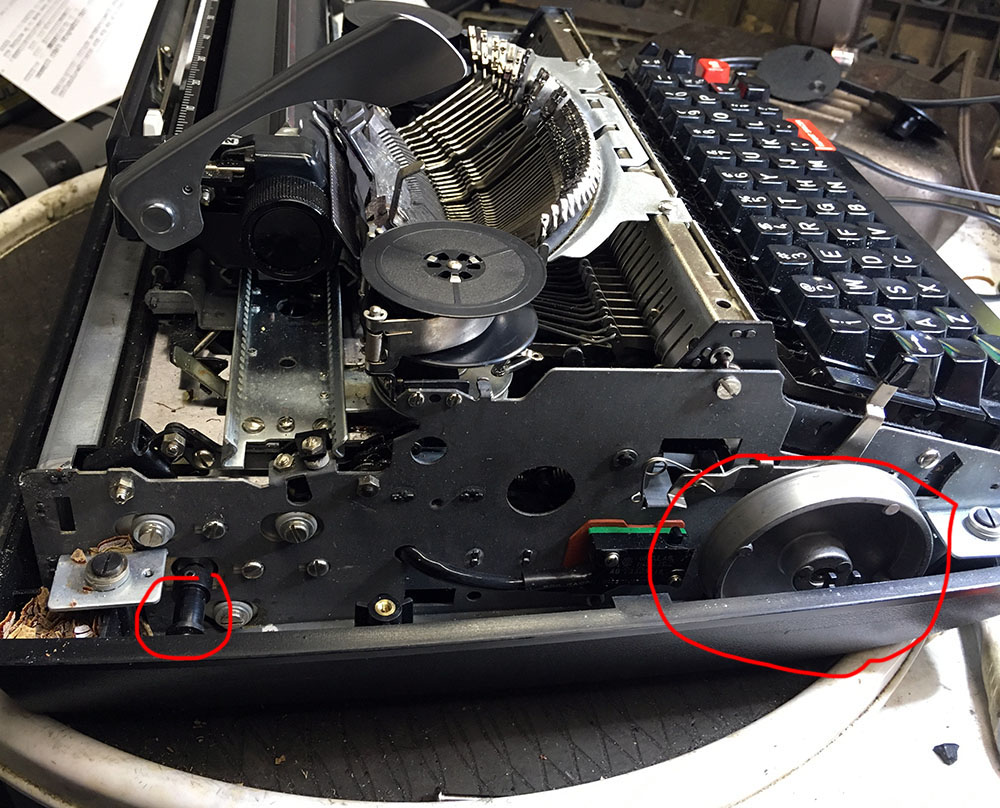 The Achilles’ heel of a Brother electric typewriter/ /THE TYPEWRITER ...