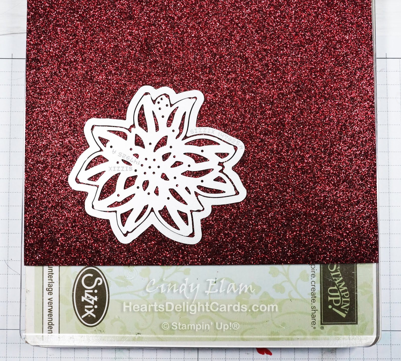 Heart's Delight Cards: Detailed Poinsettia Meets Winter Woods