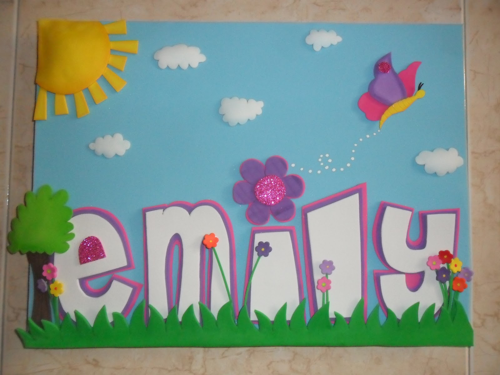 CREACIONES EN FOAMY: CUADROS