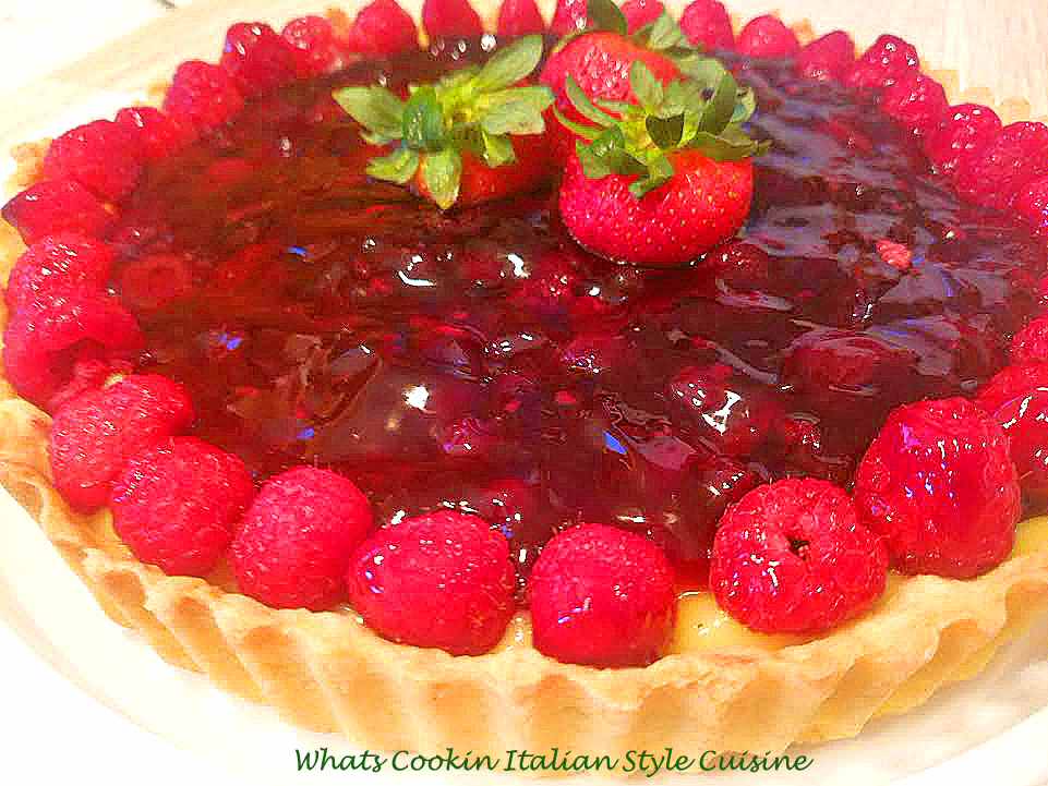 Raspberry Lemon Tart | What's Cookin' Italian Style Cuisine