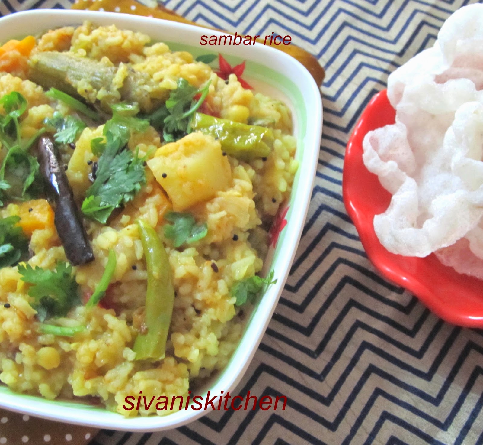 Sivani's Kitchen: Sambar Rice