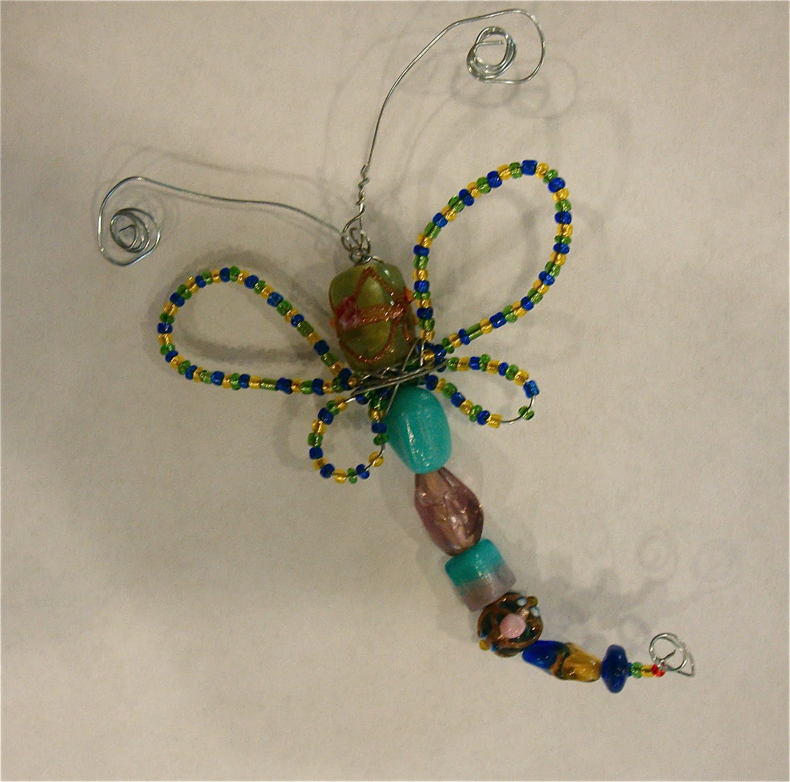 Art lessons with LeeAnn: Bead and wire Dragonflies