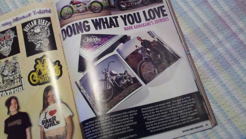 JOYRIDES ART CO: Outlaw Biker Magazine #185