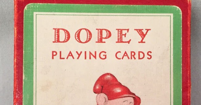 Filmic Light - Snow White Archive: Vintage Dopey Playing Cards