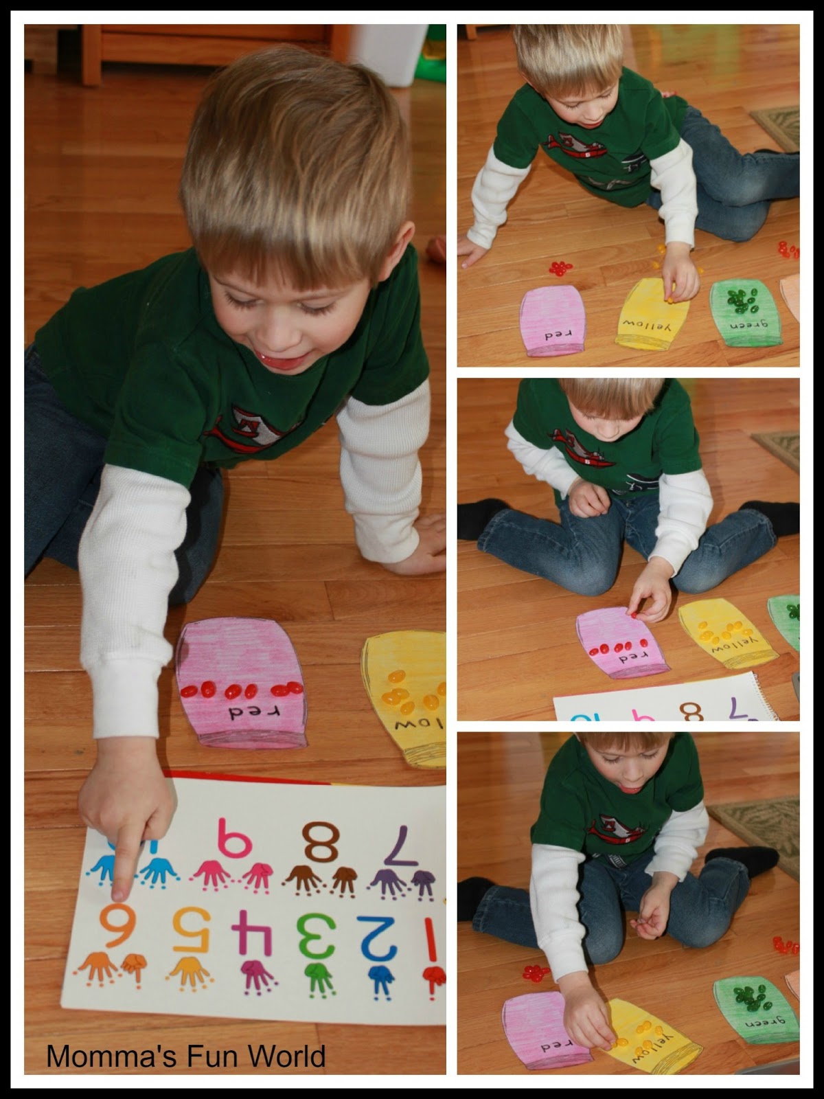 Momma's Fun World: Counting and color matching learning game