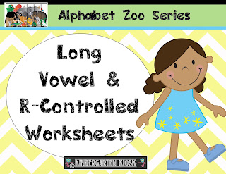 Kindergarten Kiosk: Animal Zoo Anchor Cards Word Wall Worksheets and ...