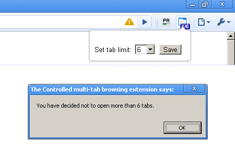 How to Limit Maximum Number of Tabs In Chrome