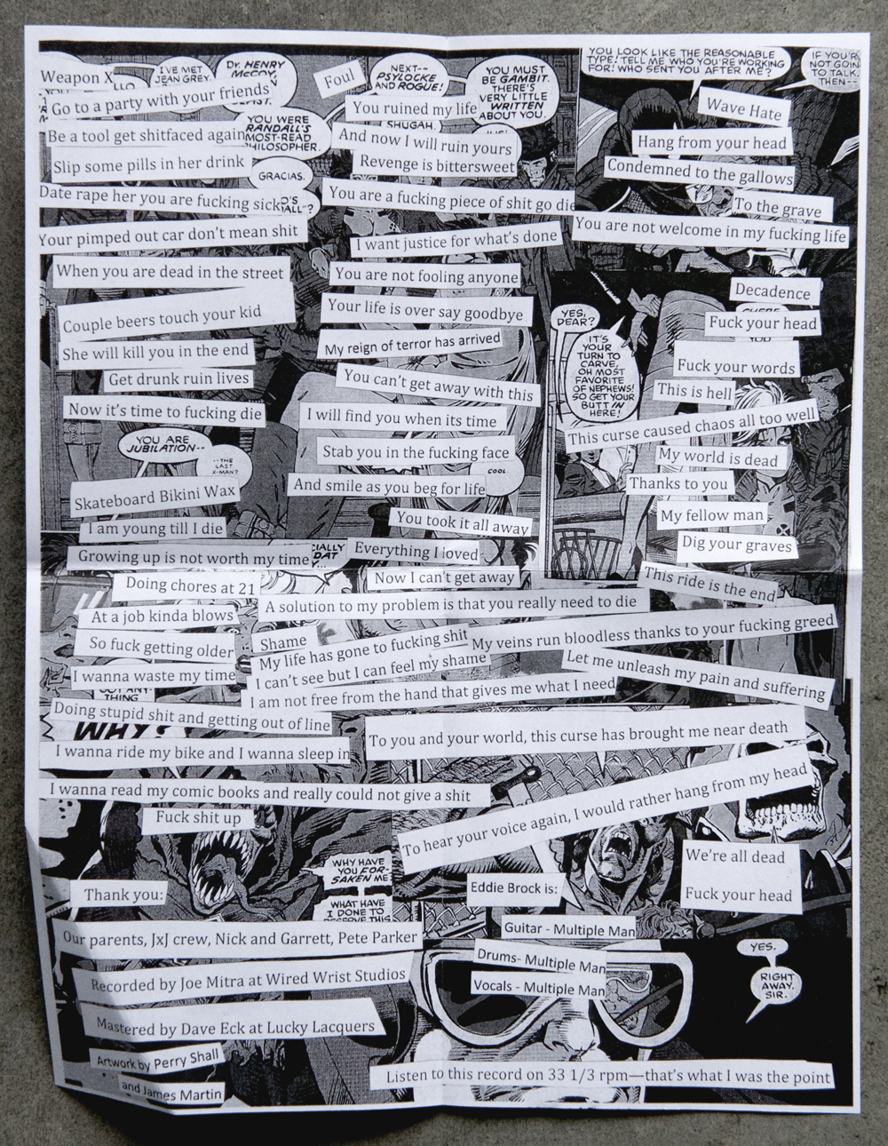 Art 4 Punks!: Eddie Brock - 7" Ep