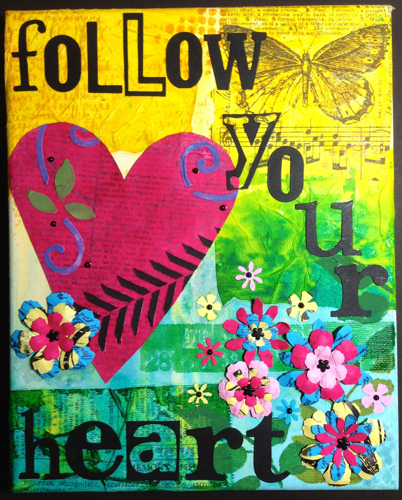 Claudine's Art Corner: Follow Your Heart