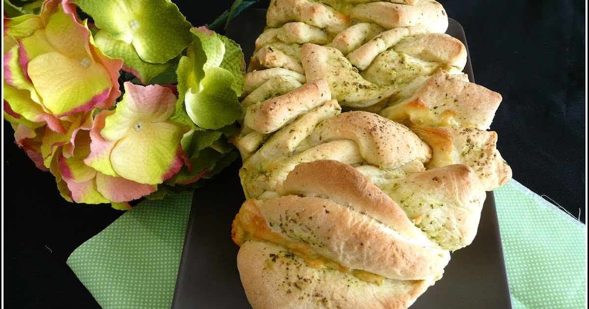 Pan con Pesto y Queso - Chismes y Cacharros