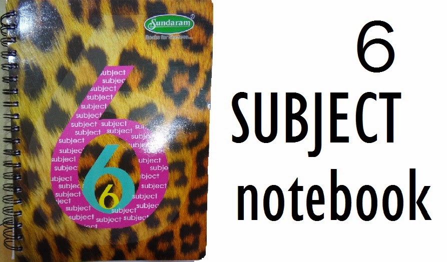 Six Subject Notebook - The Pretty City Girl