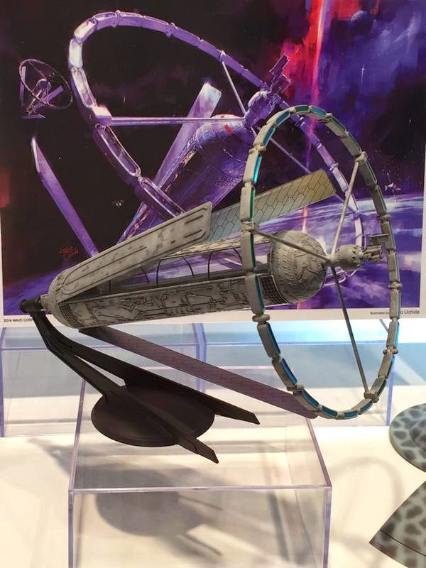 WAVE: Space Colony Model - on Display at 54th All Japan Hobby Show 2014,