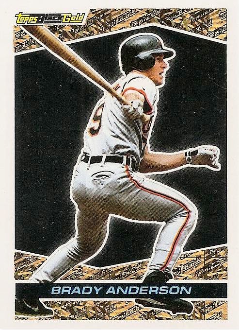 Orioles Card "O" the Day: Brady Anderson, 1993 Topps Black Gold #24