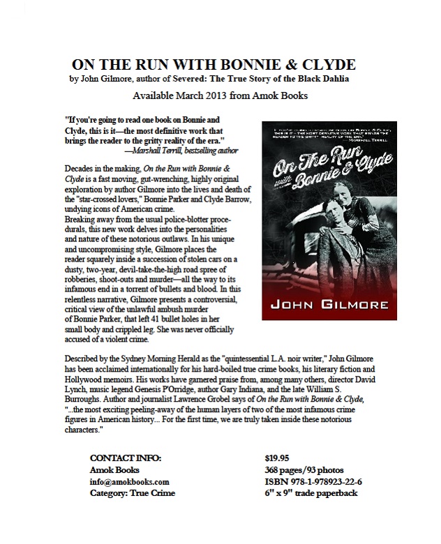 On The Run with Bonnie & Clyde by John Gilmore (Author)