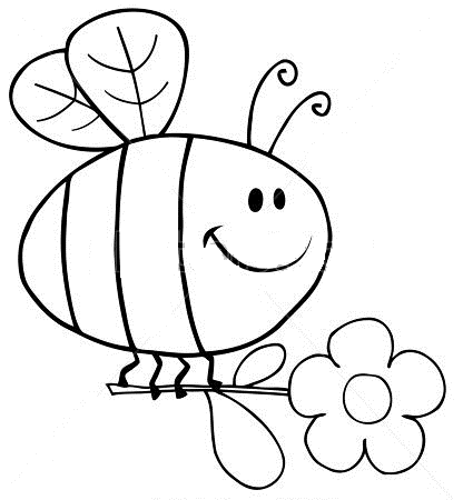 Planse de colorat si fise pentru copii: ALBINA - PLANSE de colorat cu ...