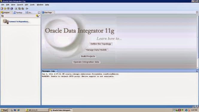 Odi Oracle Data Integrator Installation ~ Datawarehouse Architect