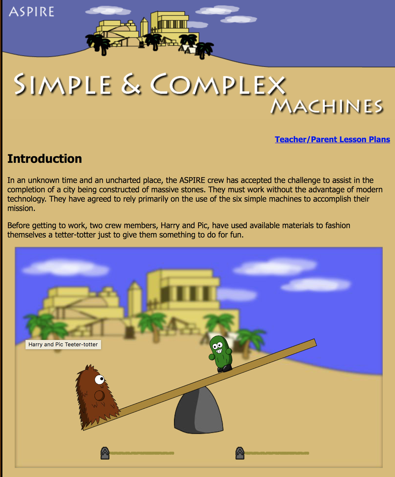 Dragon's Den Curriculum: Making Simple Machines Simple
