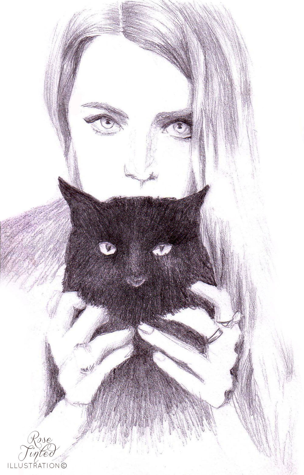 Rose Tinted Illustration: CAT LADY // ILLUSTRATION