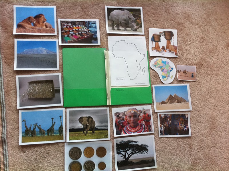 Life is Bella: Real Montessori - Continent Folders