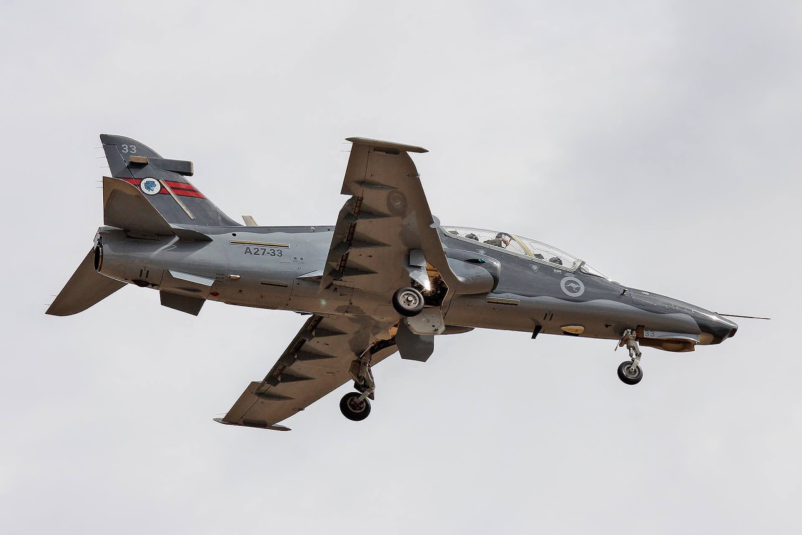 Perth Airport Spotter's Blog: RAAF Bae Hawk Mk-127 A27-33