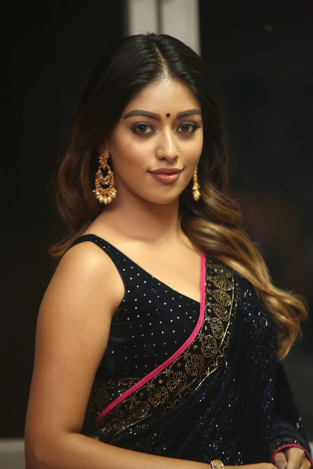 Anu Emmanuel at Shailaja Reddy Alludu Pre-Release Event - South Indian ...