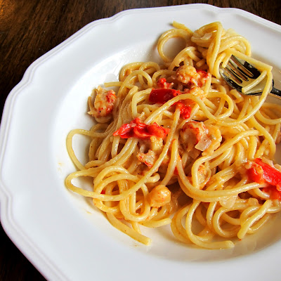 Ommy Noms: Spicy Crawfish Pasta