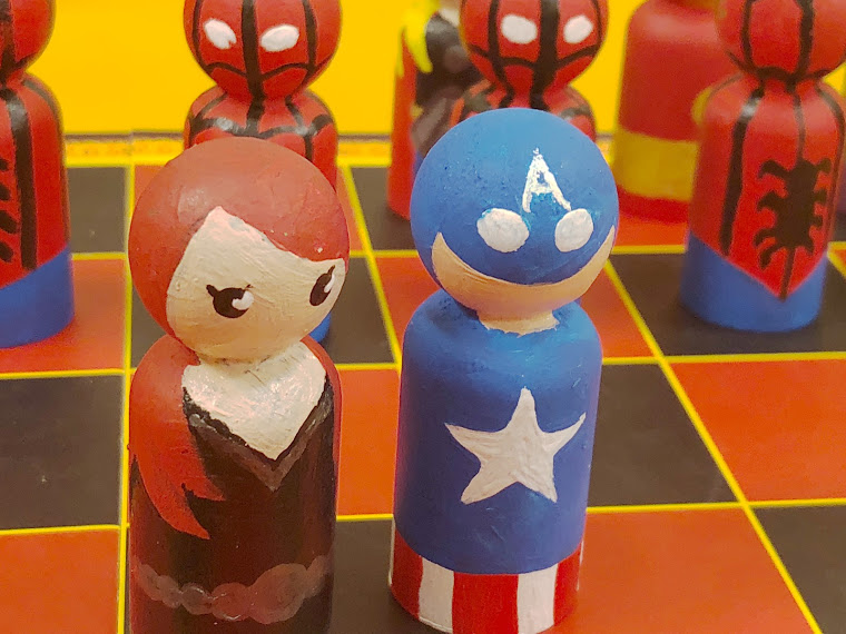 DIY Party Mom: Marvel vs DC DIY Superhero Chess Game