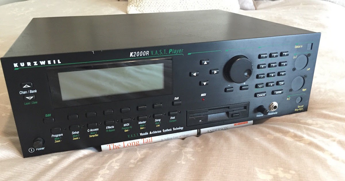 MATRIXSYNTH: Kurzweil K2000R VAST Rack Synthesizer with Original Manual