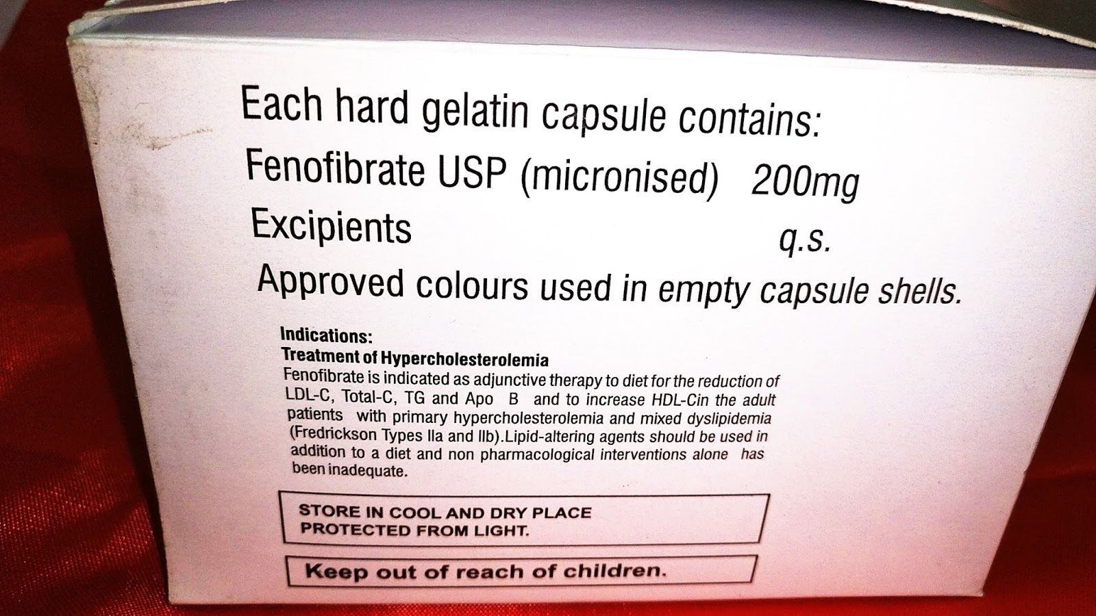 FENOFIBRATE MICRO 200MG CAPSULES | Tajpharma.com: FENOFIBRATE MICRO ...