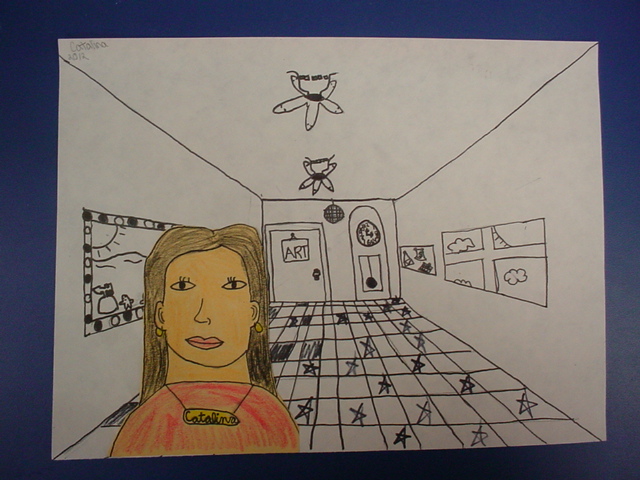 Mrs. Knight's Smartest Artists: Perspective drawing in 4th grade